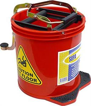 MOP BUCKET - RED CONTRACTORS - 16 LITRE - NAB – Blue Mountains Camping