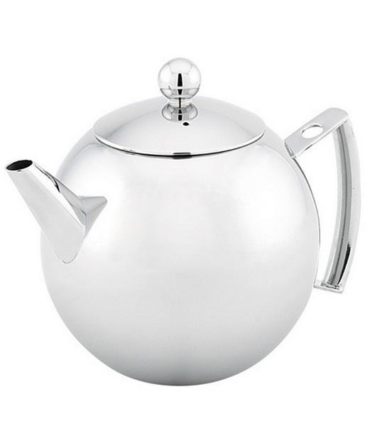 TEAPOT - MONDO STAINLESS STEEL - DOUBLE WALL INFUSER - 360ML - AVANTI ...