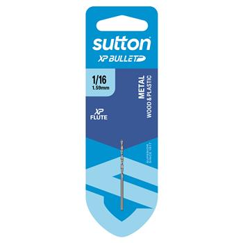 1/16" DRILL BIT - HSS BRIGHT XP BULLET - SUTTON – Blue Mountains Camping