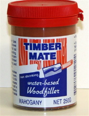 WOODFILLER - MAHOGANY - 250g - TIMBERMATE – Blue Mountains Camping