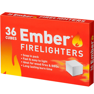 FIRELIGHTERS - 36 PACK - EMBERS – Blue Mountains Camping