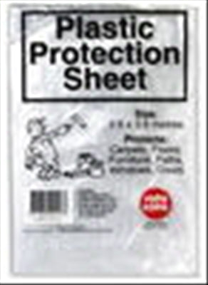 DROP SHEET - LIGHT - PLASTIC DROP SHEETS - 2.7m x 3.6m - 1 PACK – Blue ...