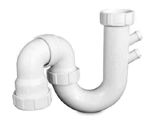 WASTE TRAP - COMBINATION - S & P - DOUBLE NIPPLE - 50mm – Blue ...
