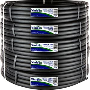 POLY PIPE HOSE - 19mm x 25 METRE - VINIDEX - AUSTRALIAN MADE – Blue ...
