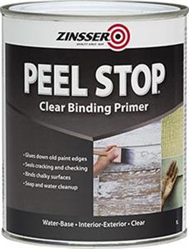 PEEL STOP - 1 Litre - CLEAR BINDING PRIMER - ZINSSER – Blue Mountains ...