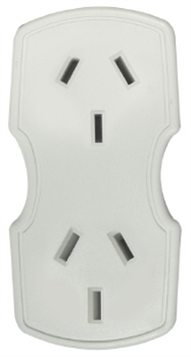 DOUBLE ADAPTOR FLAT VERTICAL – Blue Mountains Camping
