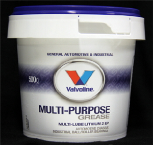 MULTI-PURPOSE GREASE - VALVOLINE - 500g TUB – Blue Mountains Camping