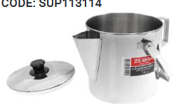 KETTLE - BILLY STYLE KETTLE - 2 LITRE - STAINLESS STEEL - ZEBRA – Blue ...