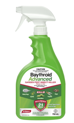 INSECTICIDE - BAYTHROID - READY TO USE - YATES - 750ml – Blue Mountains ...