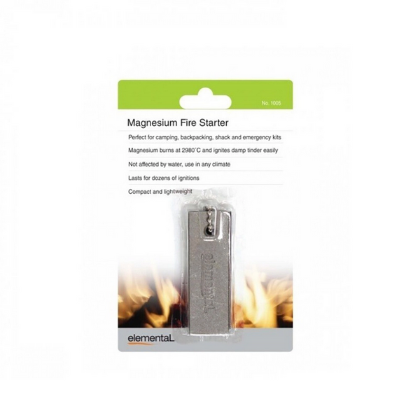 MAGNESIUM FIRE STARTER - ELEMENTAL – Blue Mountains Camping