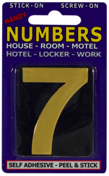 NUMBERS - NO. 7 - ADHESIVE – Blue Mountains Camping
